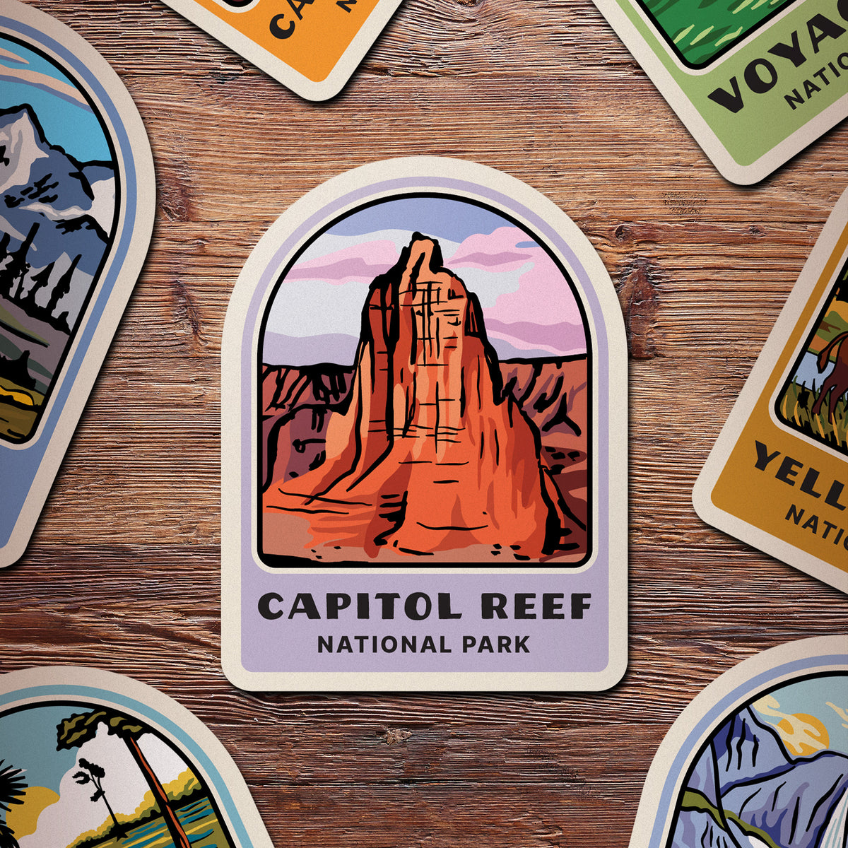 Capitol Reef National Park Sticker – Native Maps
