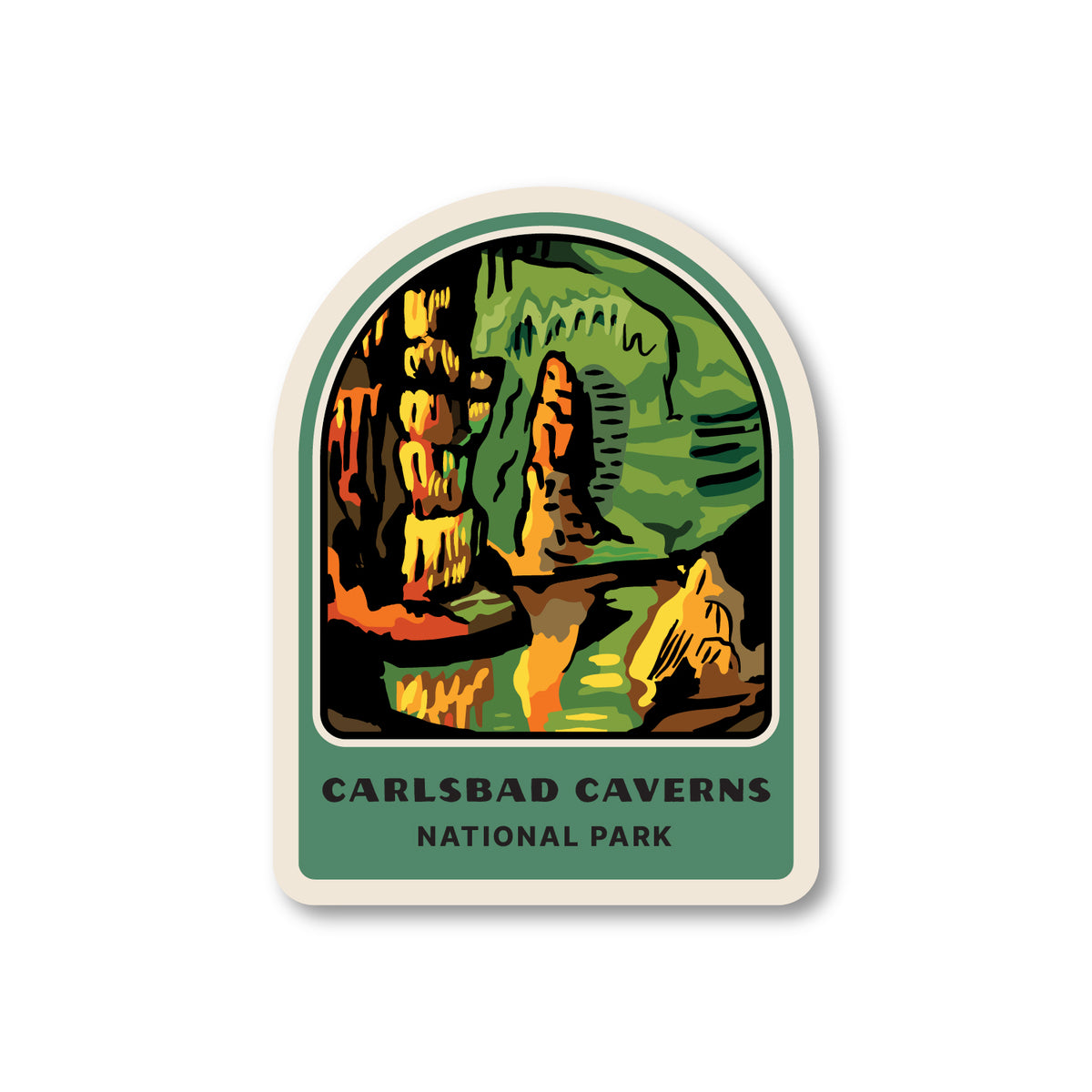 Carlsbad Caverns National Park Sticker – Native Maps