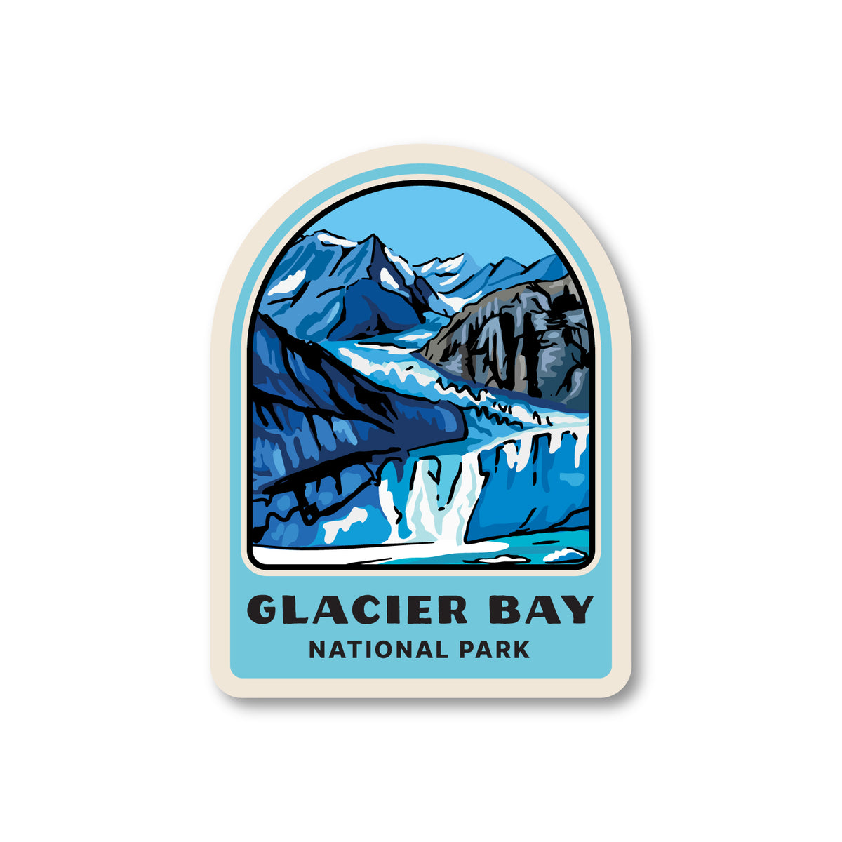 Glacier Bay National Park Sticker – Native Maps