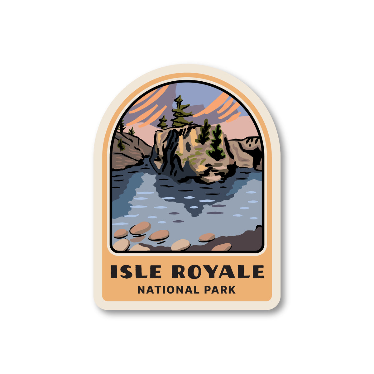 Isle Royale National Park Sticker – Native Maps