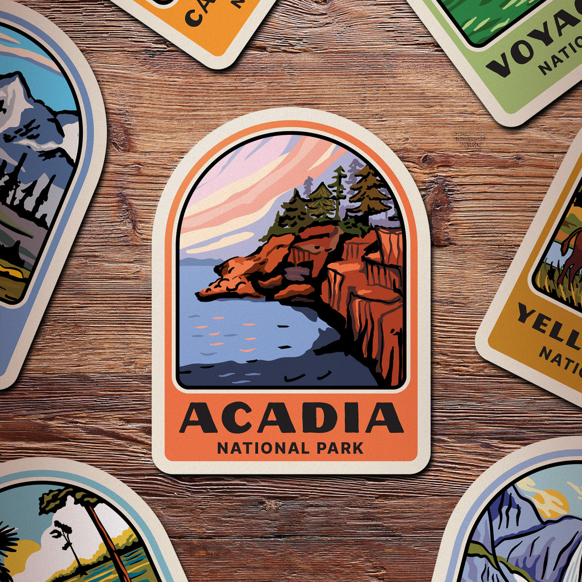 Acadia National Park Sticker – Native Maps