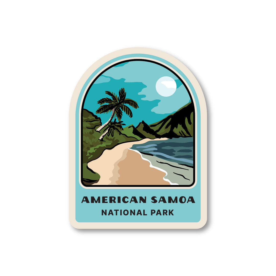 American Samoa National Park Sticker – Native Maps