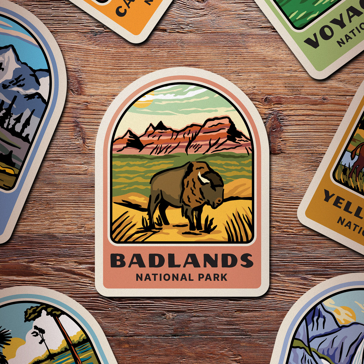 Badlands National Park Sticker – Native Maps
