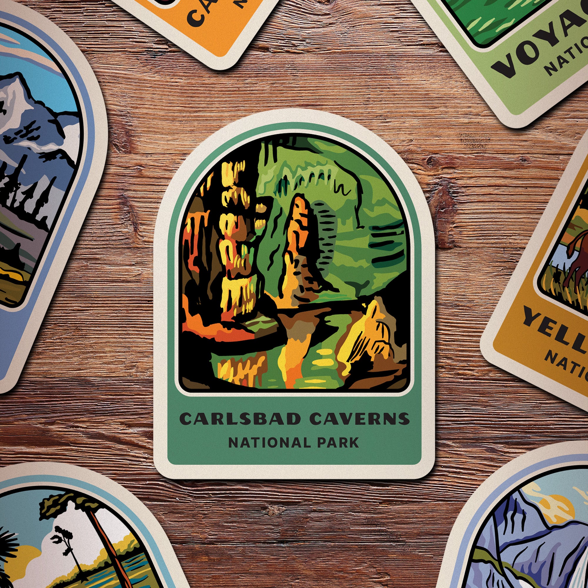 Carlsbad Caverns National Park Sticker – Native Maps