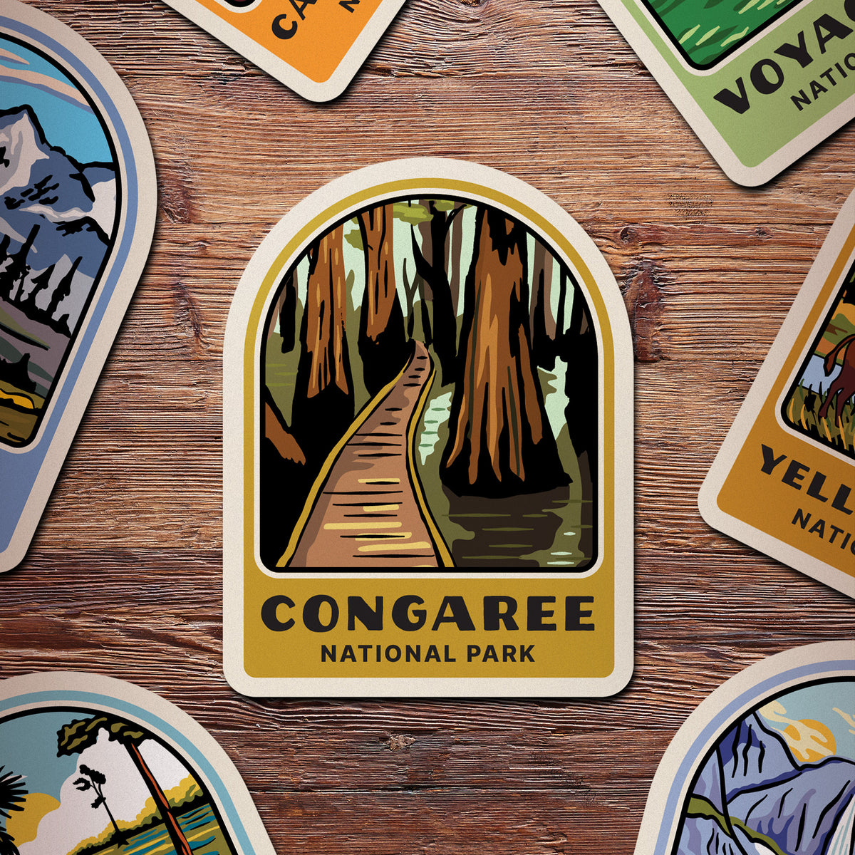 Congaree National Park Sticker – Native Maps
