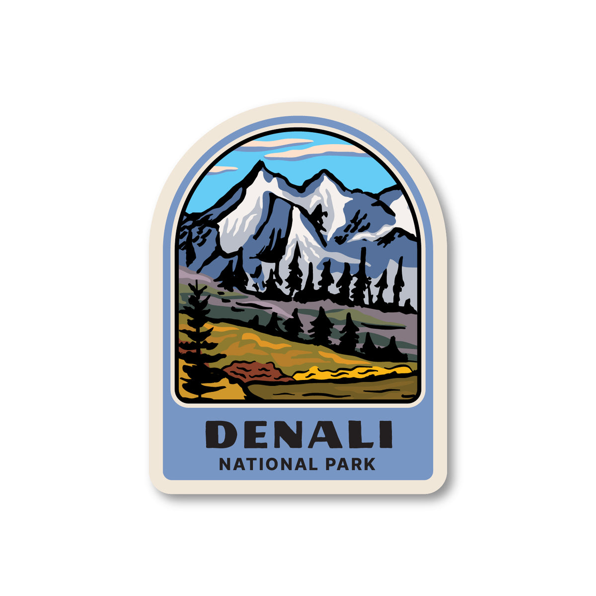 Denali National Park Sticker – Native Maps