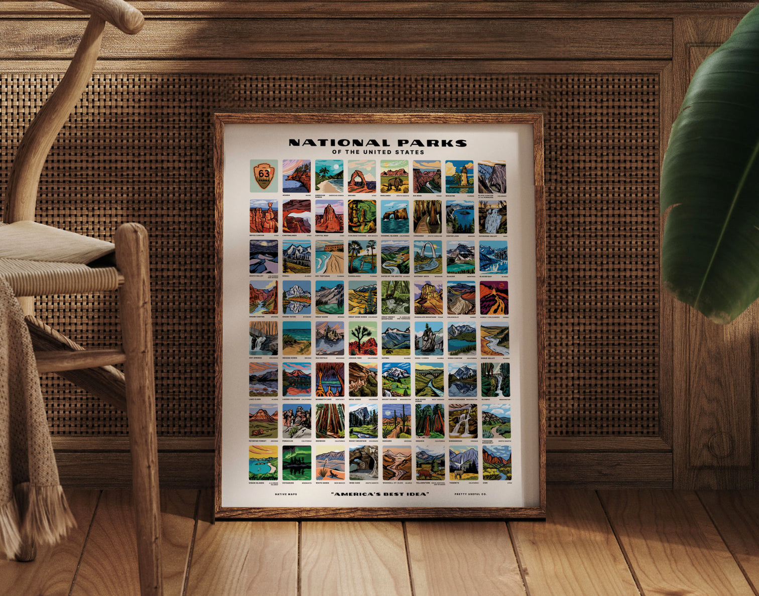 National Parks Scratch Off Poster | National Park Map, Family Adventure ...