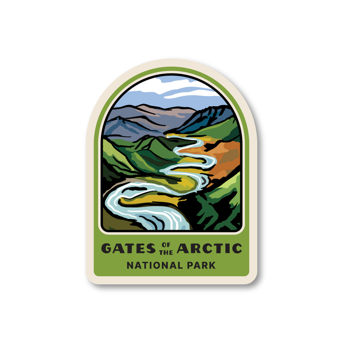 Gates of the Arctic National Park Sticker – Native Maps