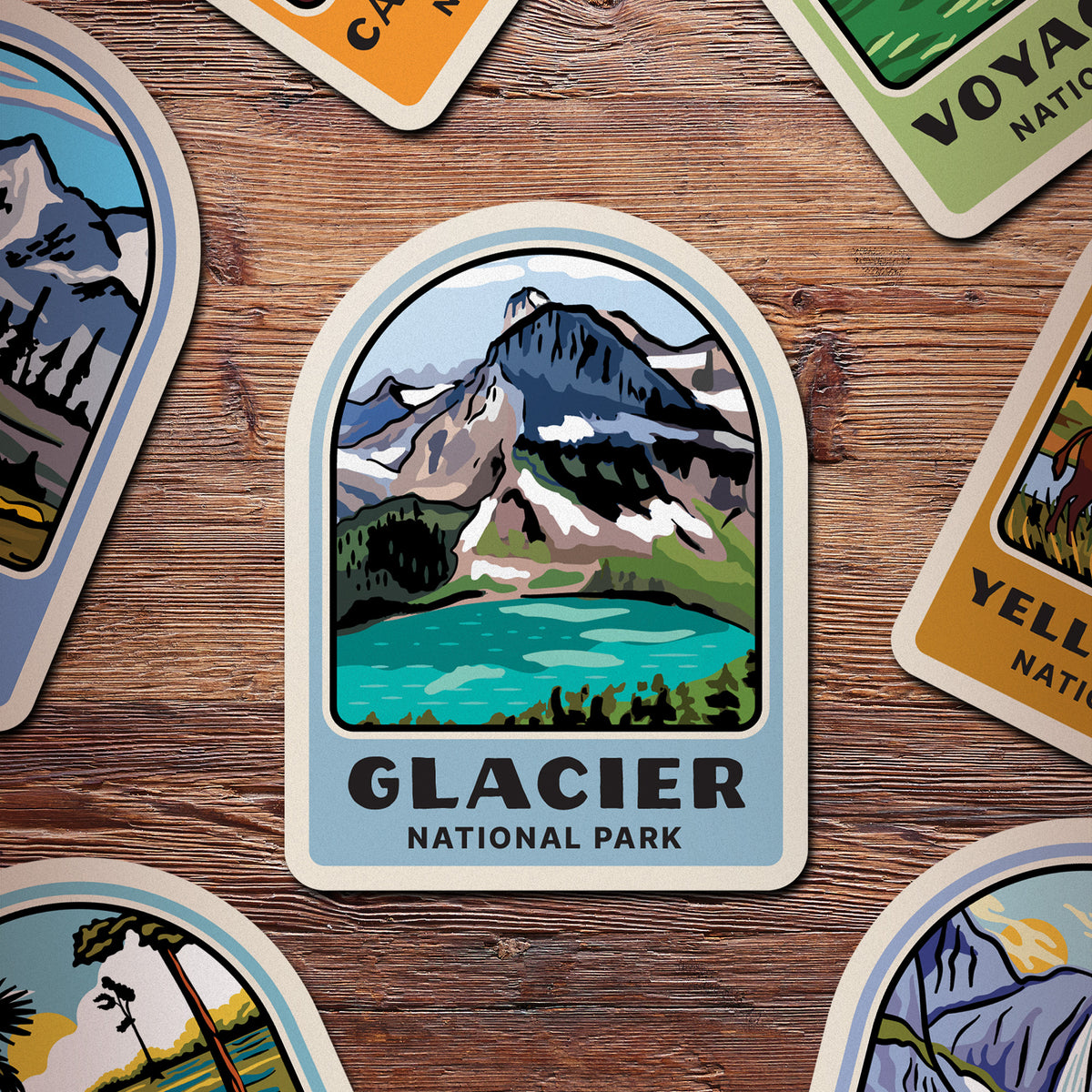 Glacier National Park Sticker – Native Maps