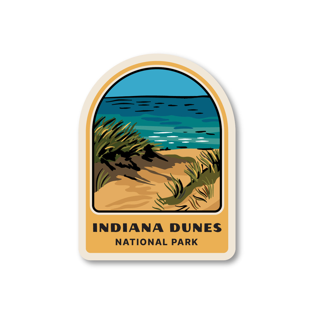 Indiana Dunes National Park Sticker – Native Maps