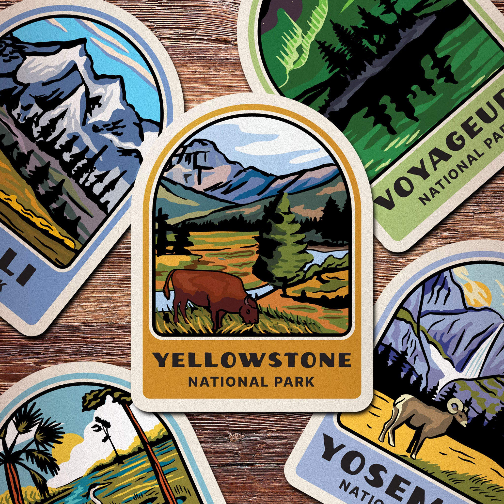 National Parks Stickers – Native Maps