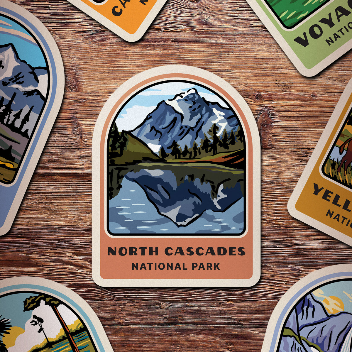 North Cascades National Park Sticker – Native Maps