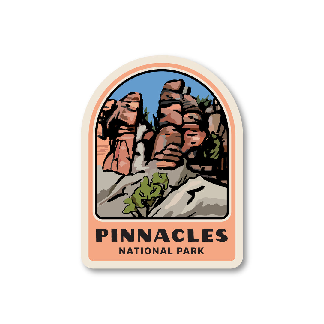Pinnacles National Park Sticker – Native Maps