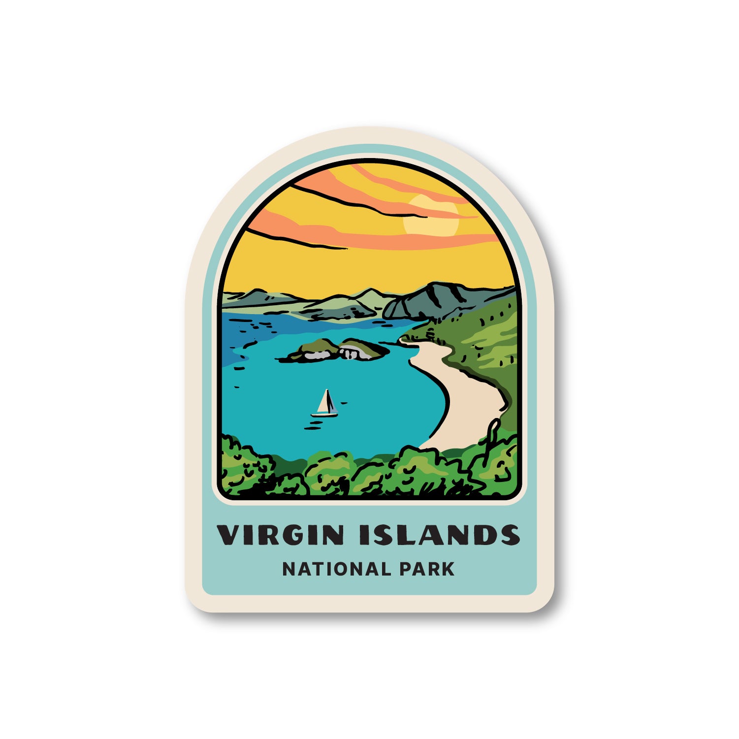 Virgin Islands National Park Sticker – Native Maps