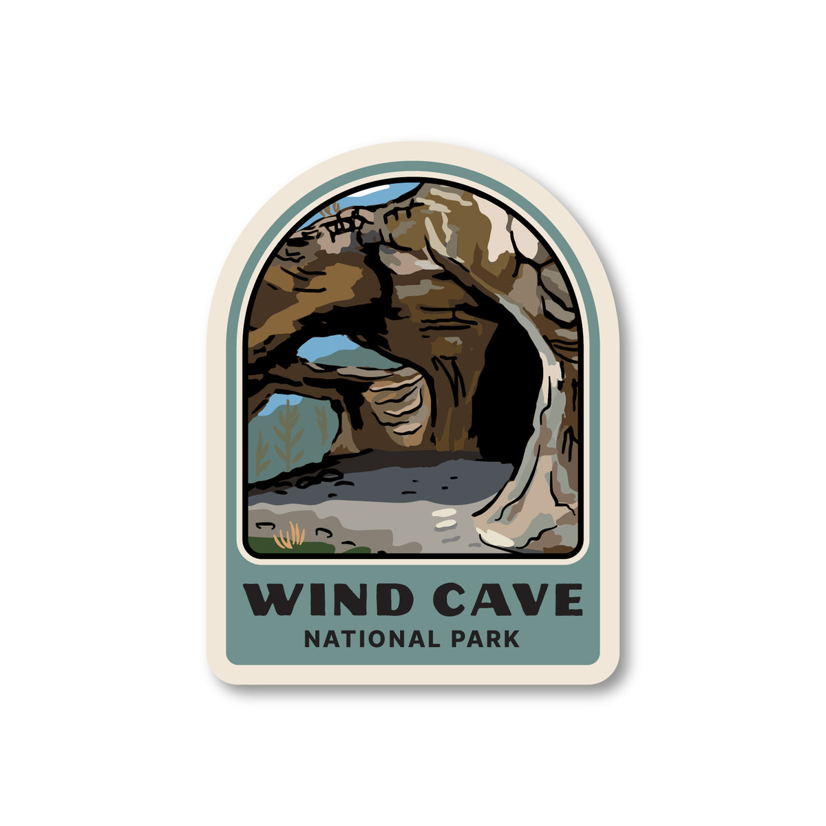 Wind Cave National Park Sticker – Native Maps