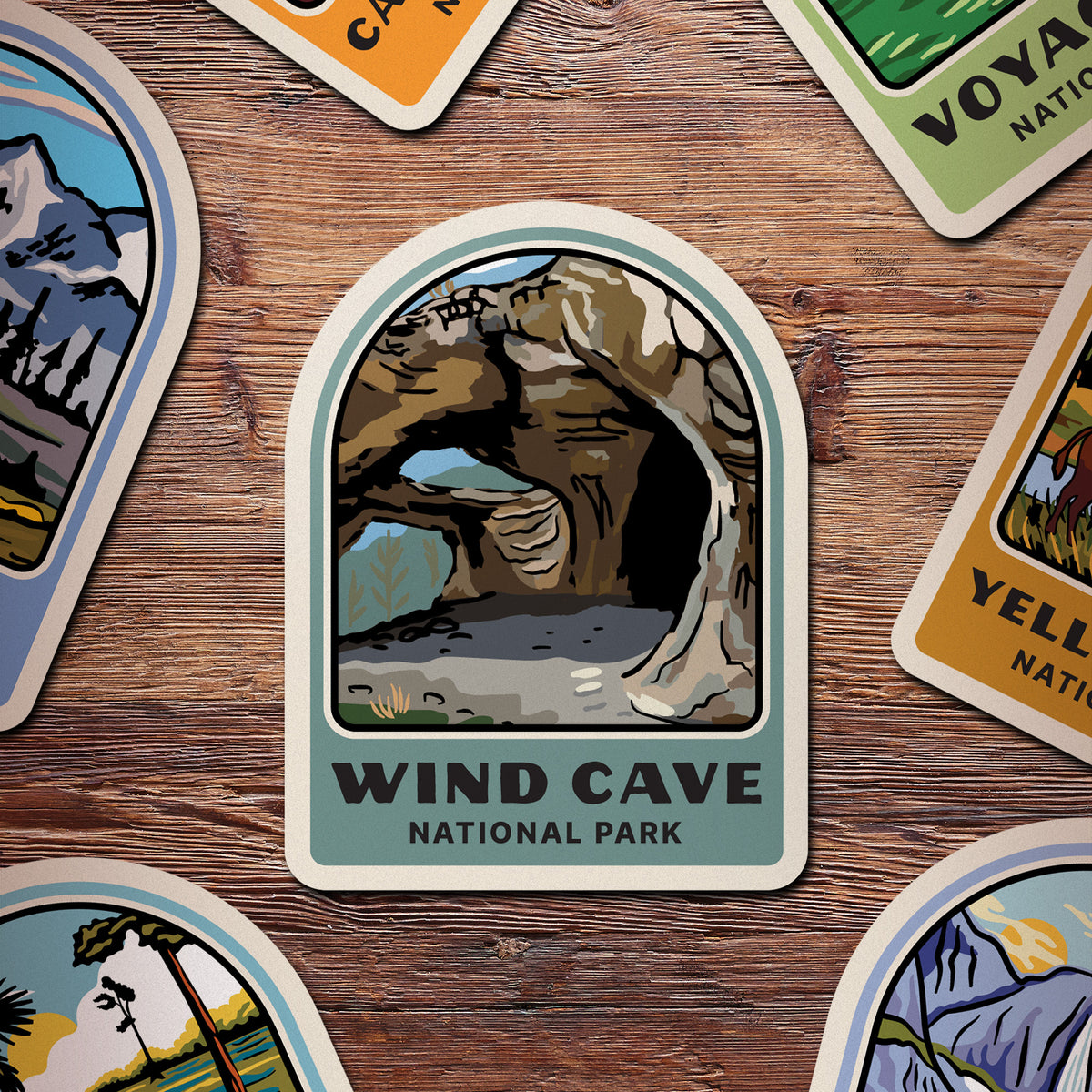 Wind Cave National Park Sticker – Native Maps