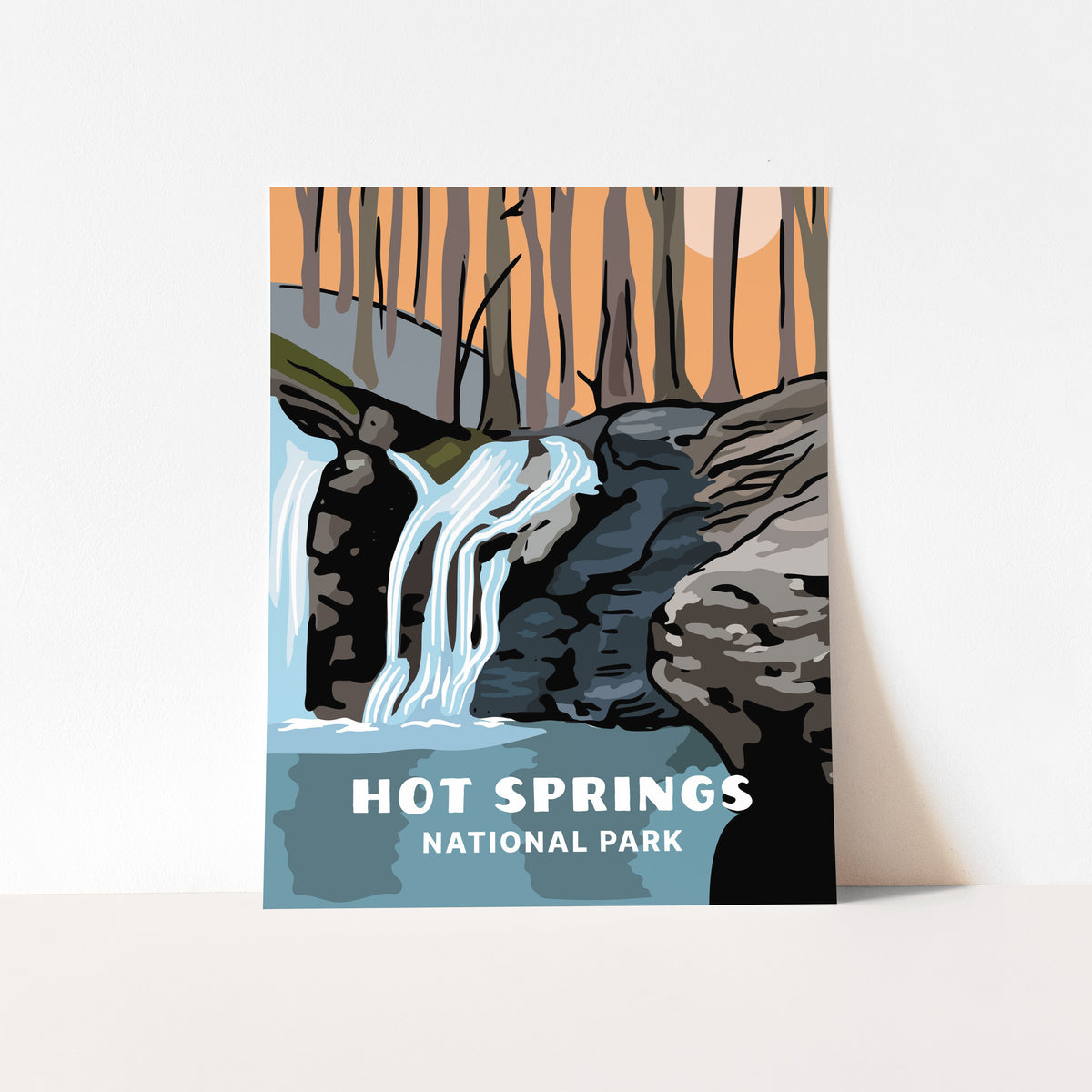 Hot Springs National Park Poster – Native Maps