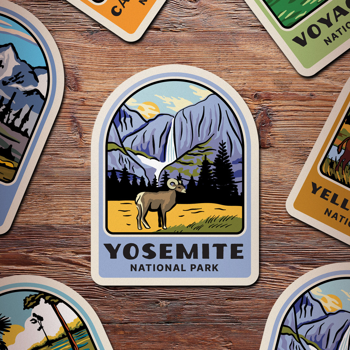 Yosemite National Park Sticker – Native Maps