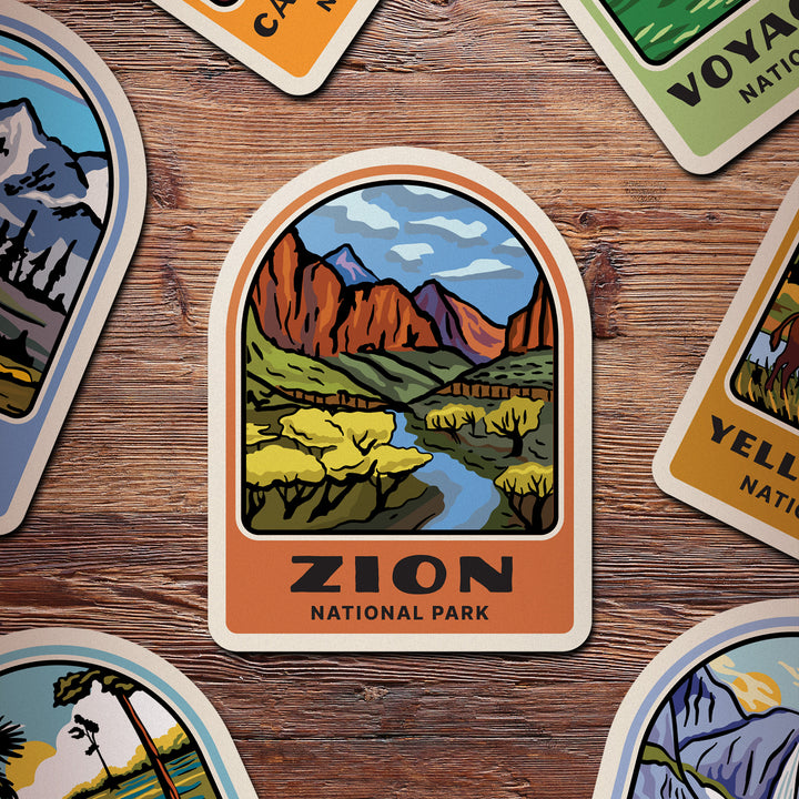 Zion National Park Sticker – Native Maps