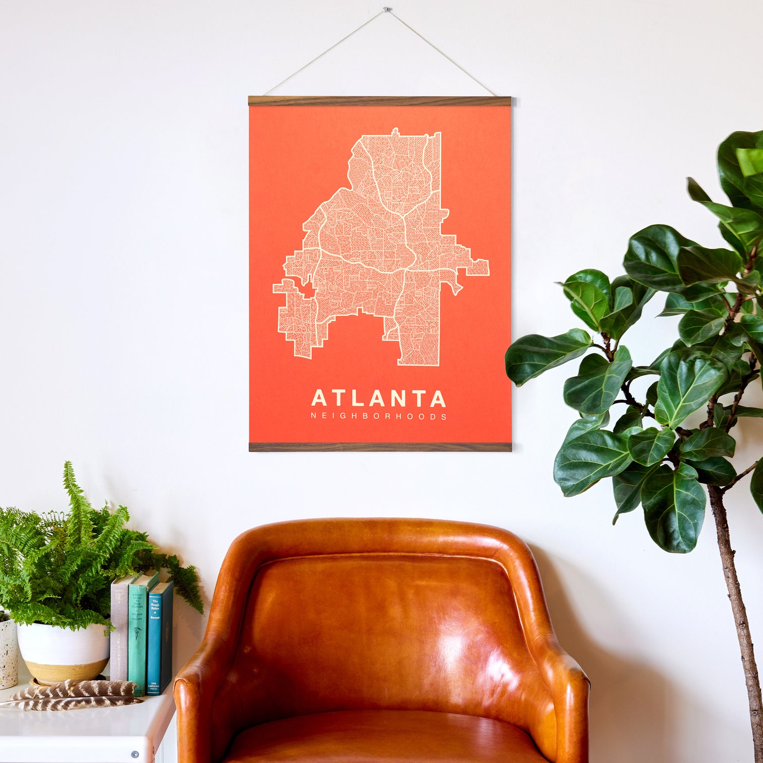 Atlanta Neighborhood Map Poster | Atlanta City Map Art Print – Native Maps