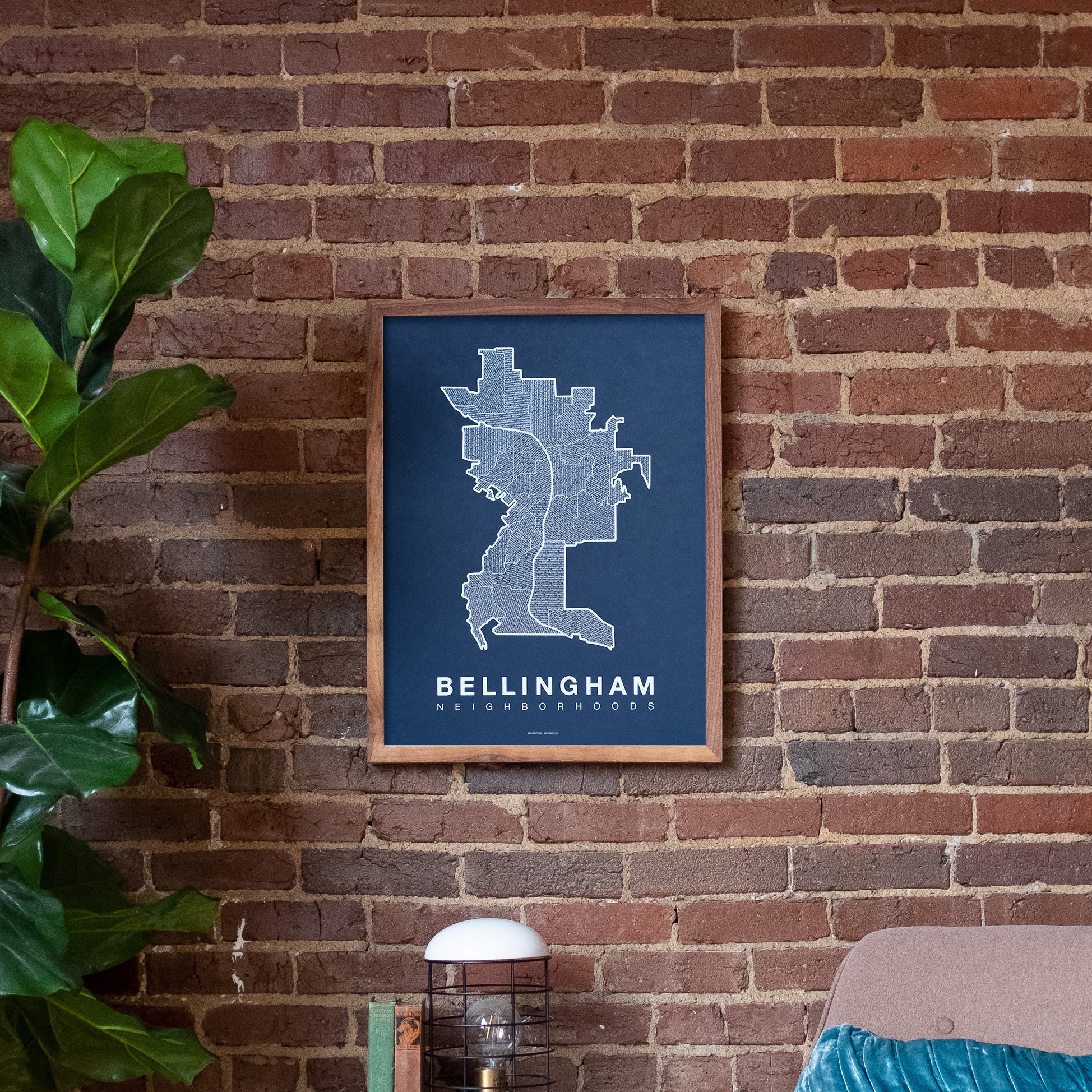 Bellingham, WA Neighborhood Map | Native Maps