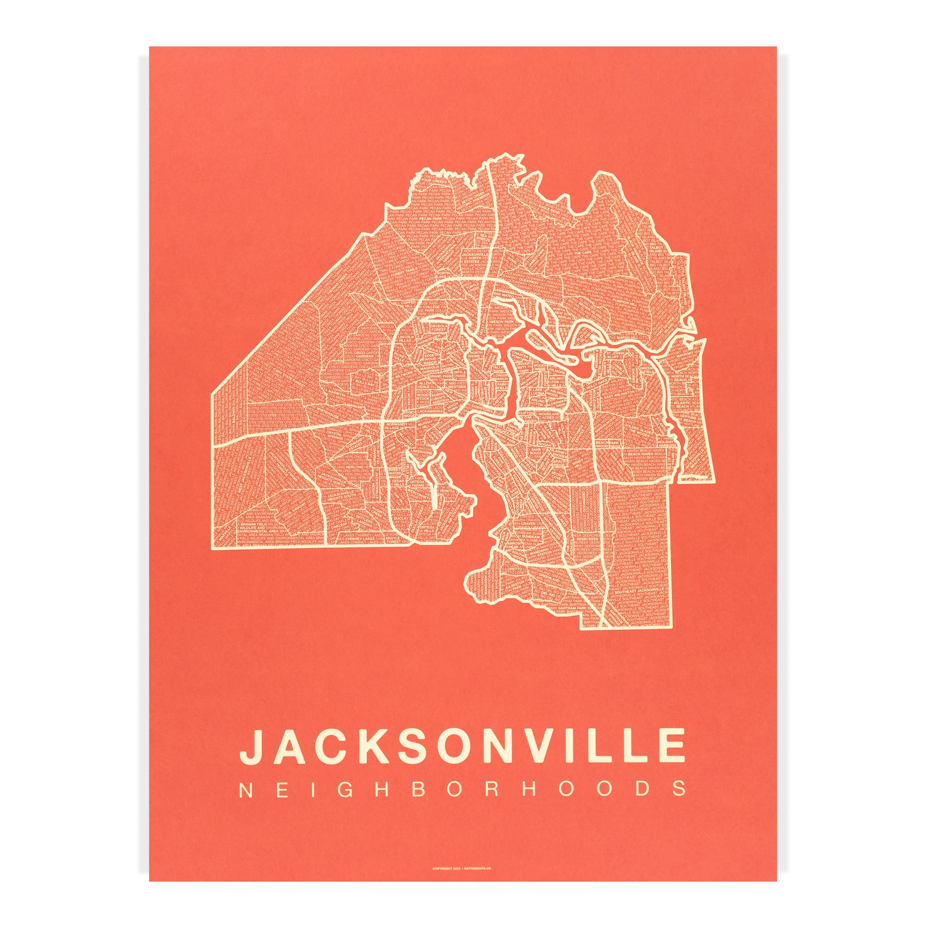 Jacksonville Neighborhood Map