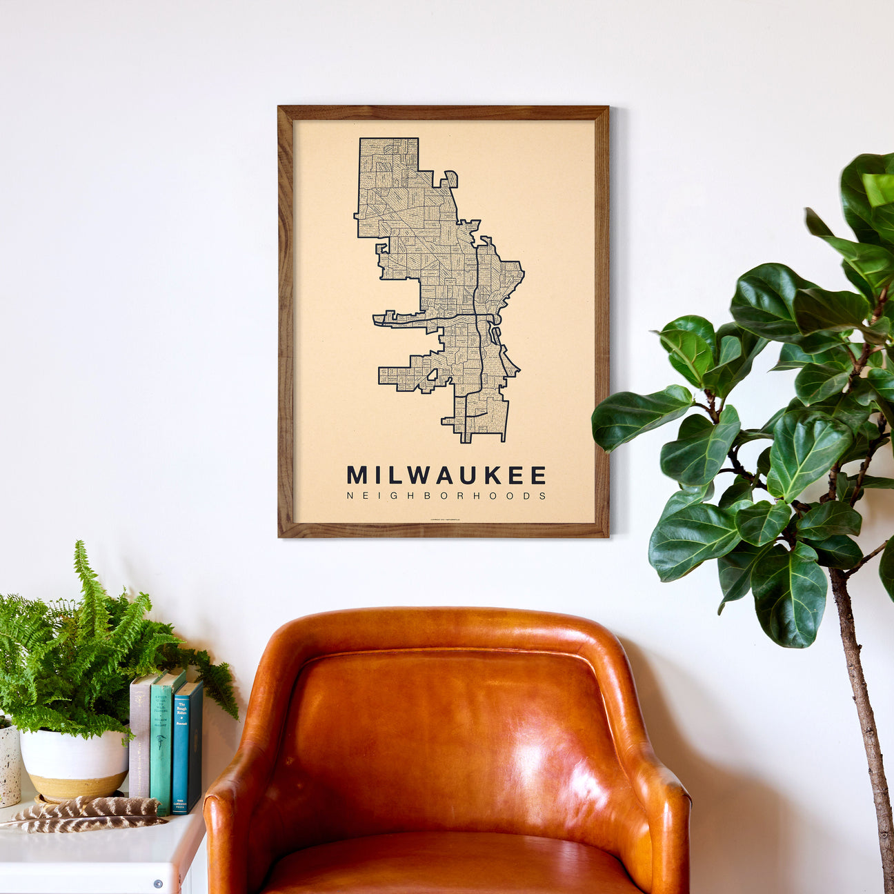 Milwaukee Neighborhood Map | Milwaukee Map Art Print – Native Maps