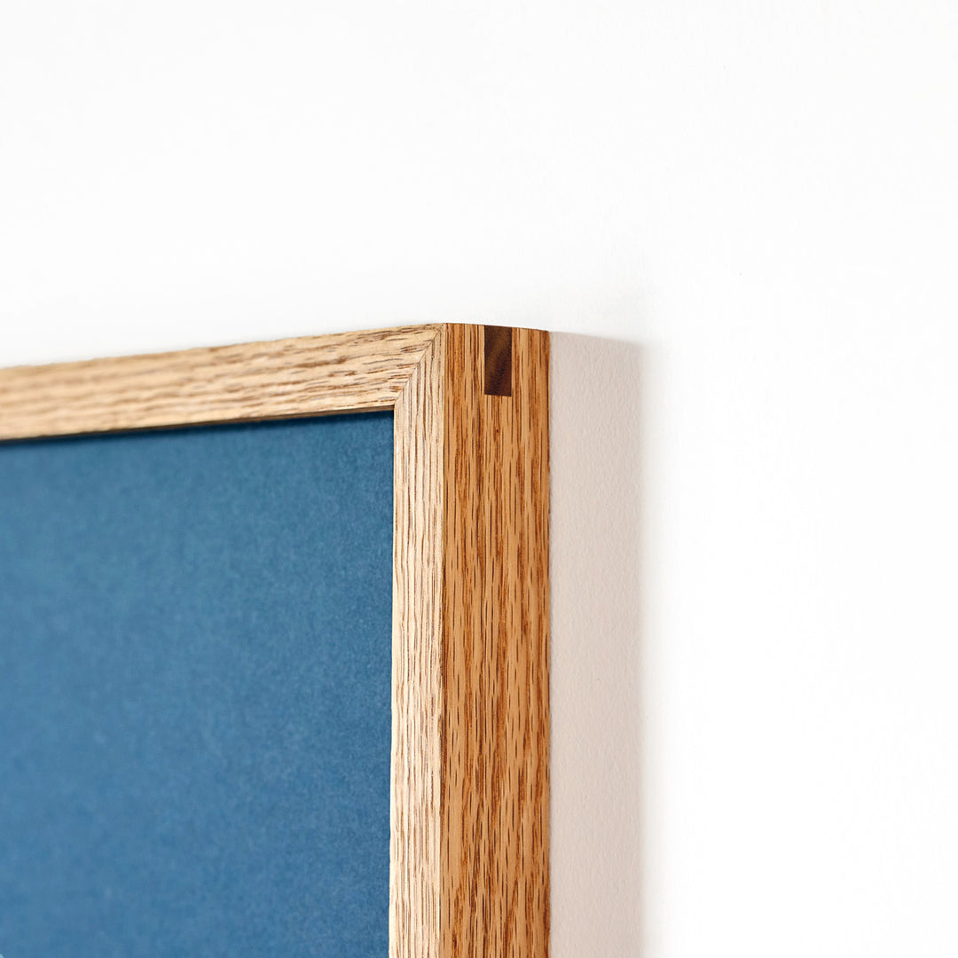 Craftsman Frame | Glassless Thin Walnut/Oak Poster Frame – Native Maps