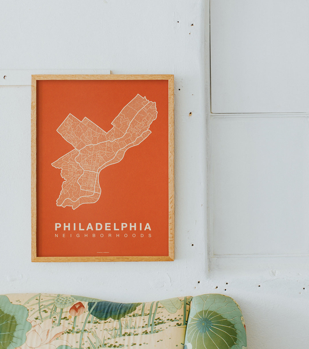Philadelphia Neighborhood Map | Philadelphia Map Art Print – Native Maps